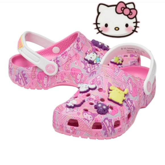 CROCS | Shoes | New 224 Hello Kitty Crocs Size 8 Limited Edition | Poshmark